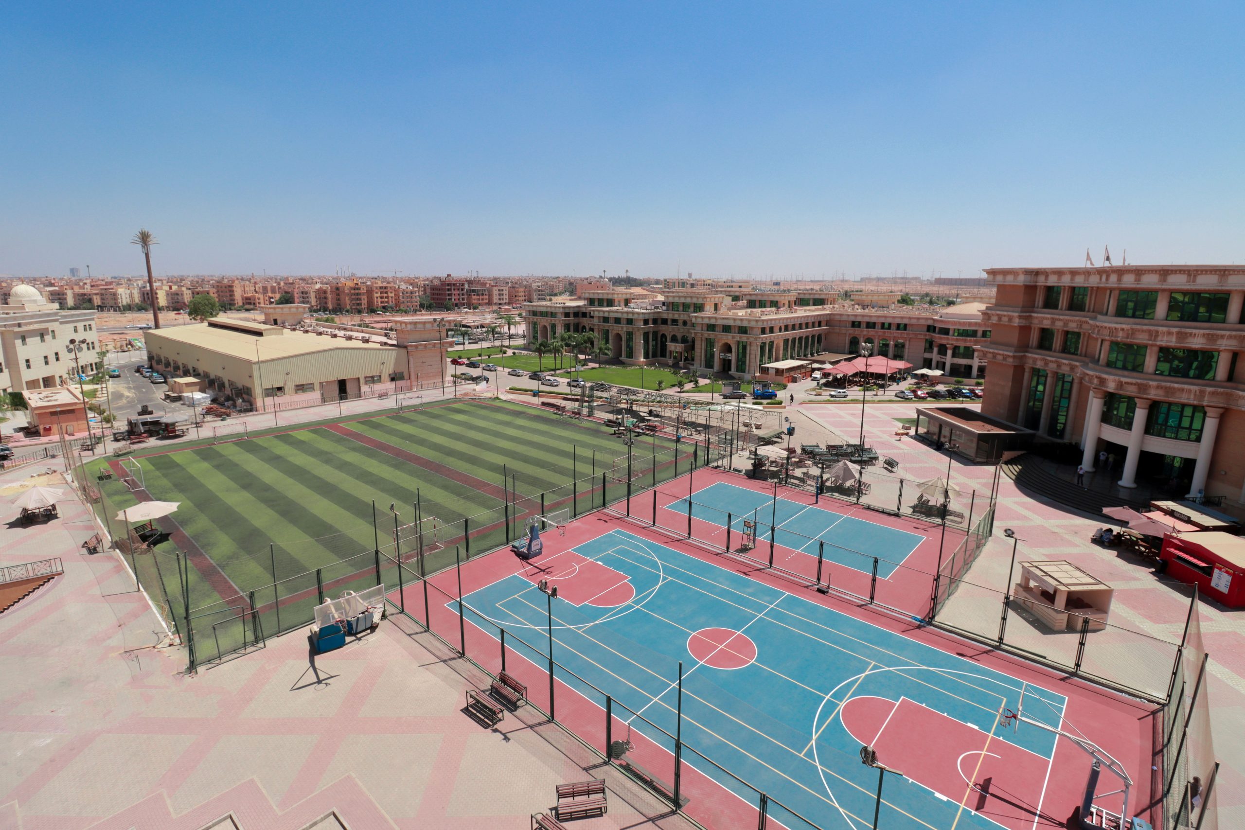 Campus Tour Sport Facilities – October University for Modern Sciences ...