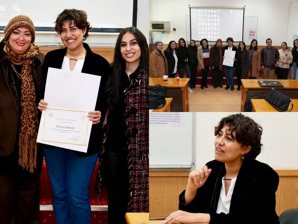 MSA University Hosts Journalist Omnia Qalawon – MSA University