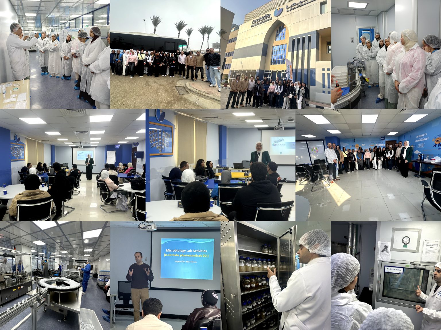 Pharmacy Students Explore pharmaceutical Microbiology at Orchidia Pharmaceutical Industries ...
