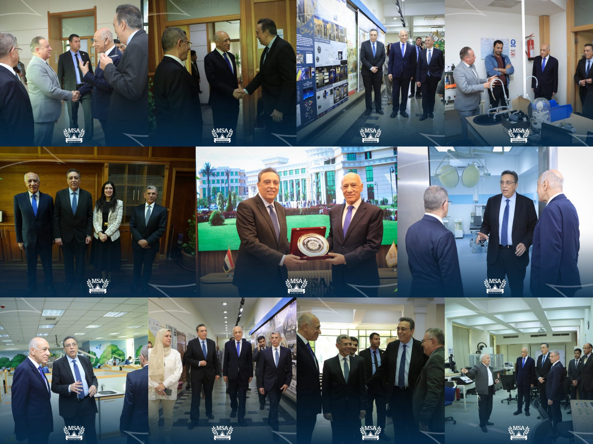 MSA University Welcomes the Chancellor of the University of Sharjah to ...