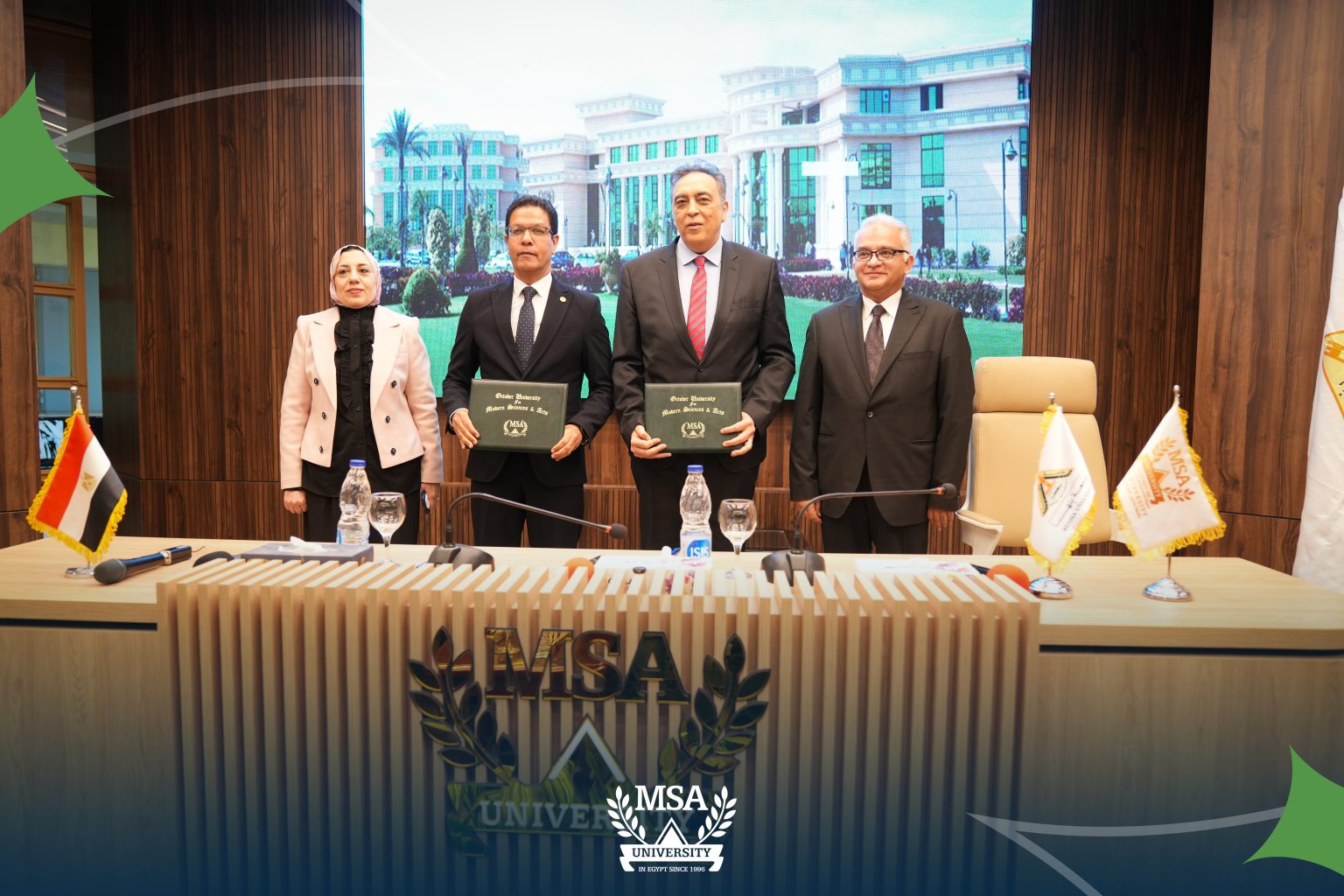 Strategic Partnership Between October University for Modern Sciences ...