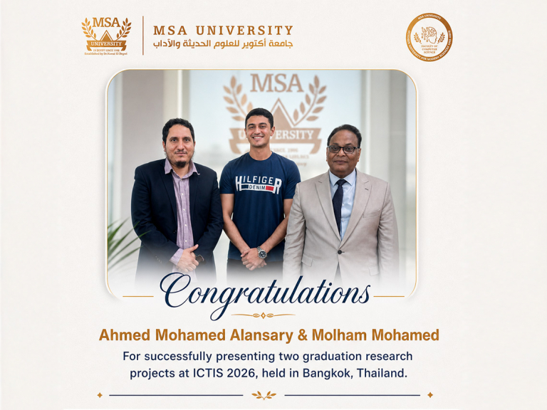 MSA Students – October University for Modern Sciences and Arts